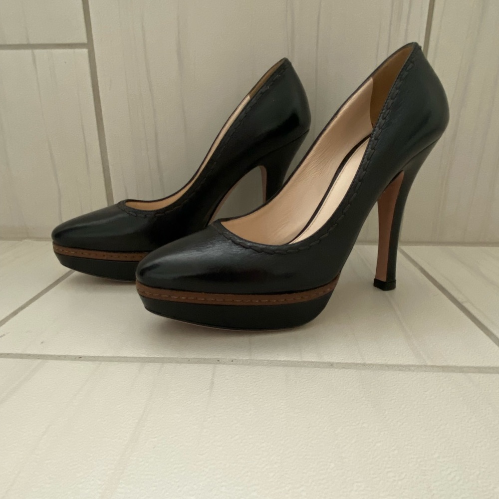 Authentic Prada Platform Pumps - Gem